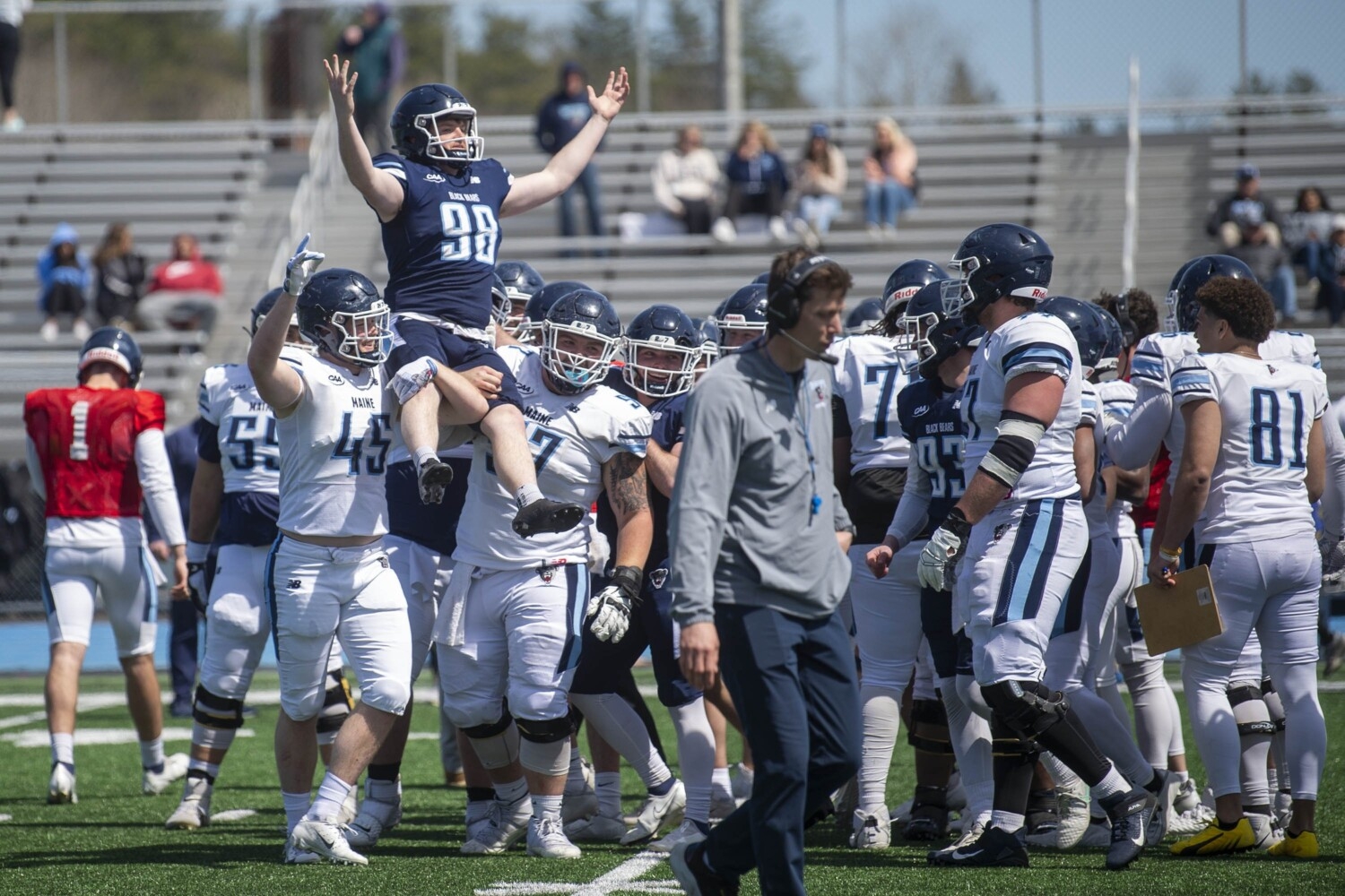 Defense shines early in final scrimmage of UMaine football spring practice