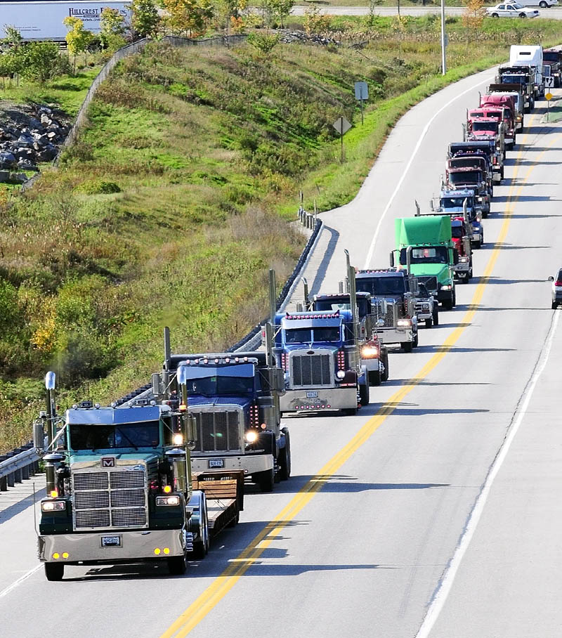 SNAPSHOT: Truckin’ to funeral