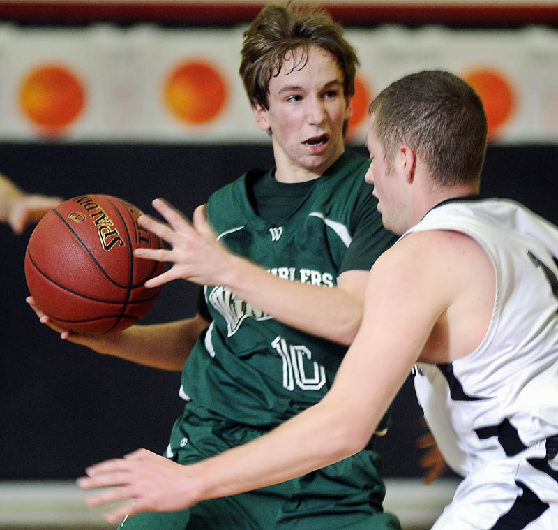 BOYS BASKETBALL: Hall-Dale’s depth too much for Ramblers