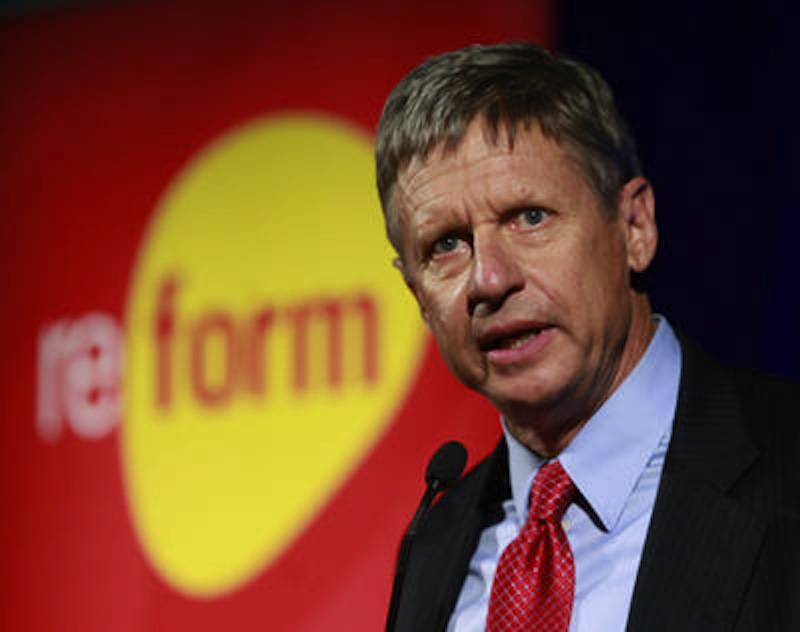 Libertarians pick Gary Johnson as presidential nominee