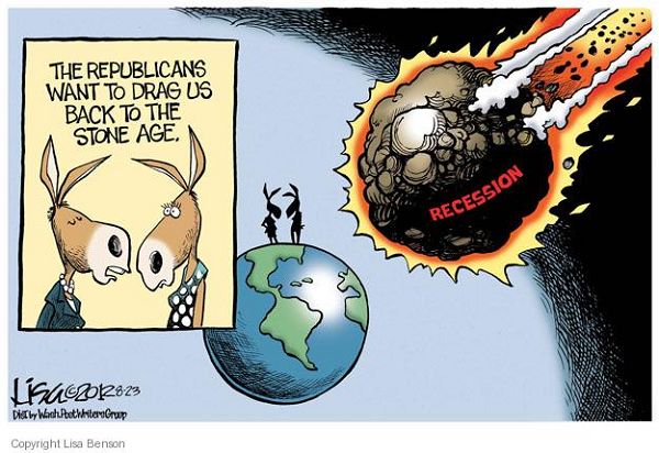 Today’s Editorial Cartoon: Stone Age Looms