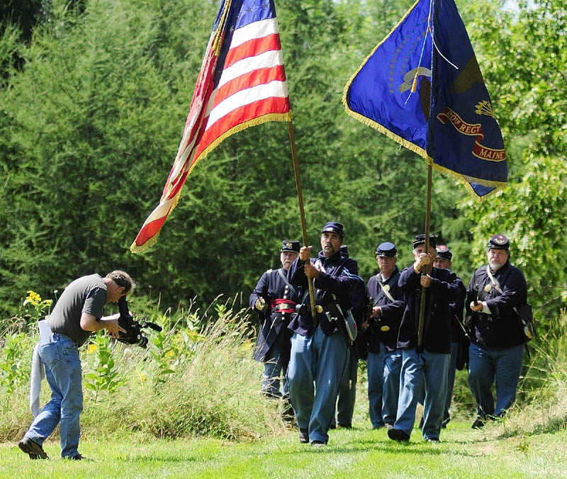 Rather civil about this war: Re-enactors bring back 20th Maine Infantry