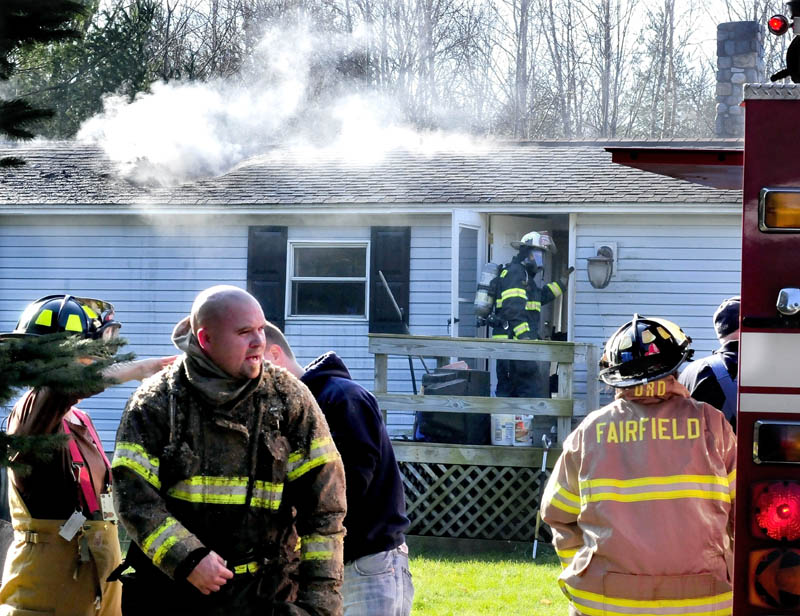 Monday morning fire heavily damages Martin Stream Road home in Fairfield