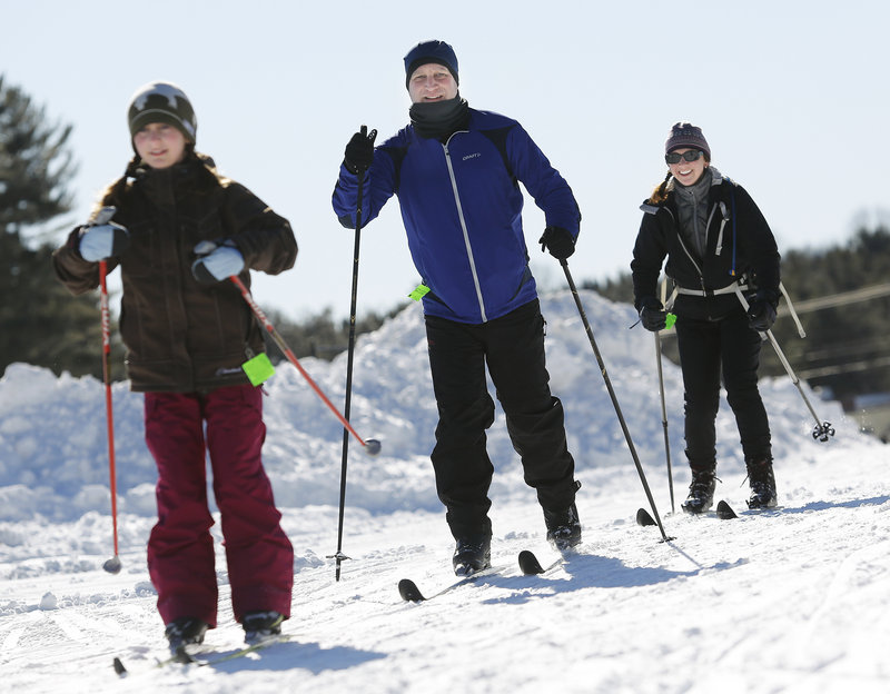 For veterans, Pineland Farms land of free ski