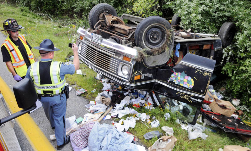 Solon man killed in I-95 rollover accident in Augusta
