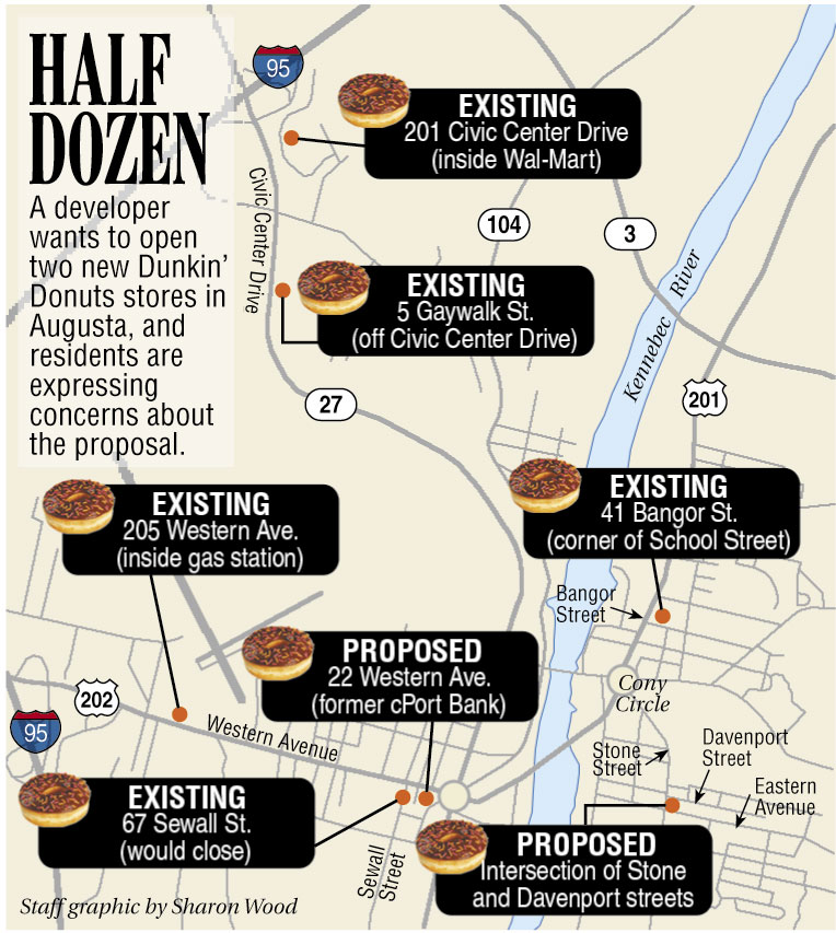 2 planned Dunkin Donuts franchises have Augusta neighbors piping hot