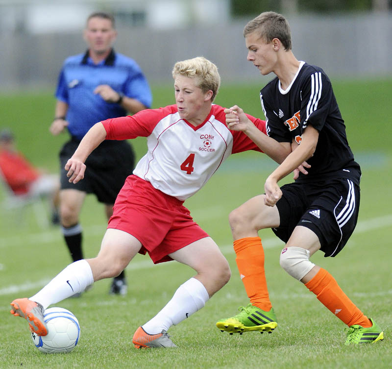 HIGH SCHOOL BOYS SOCCER: Cony has different look in win over Brewer