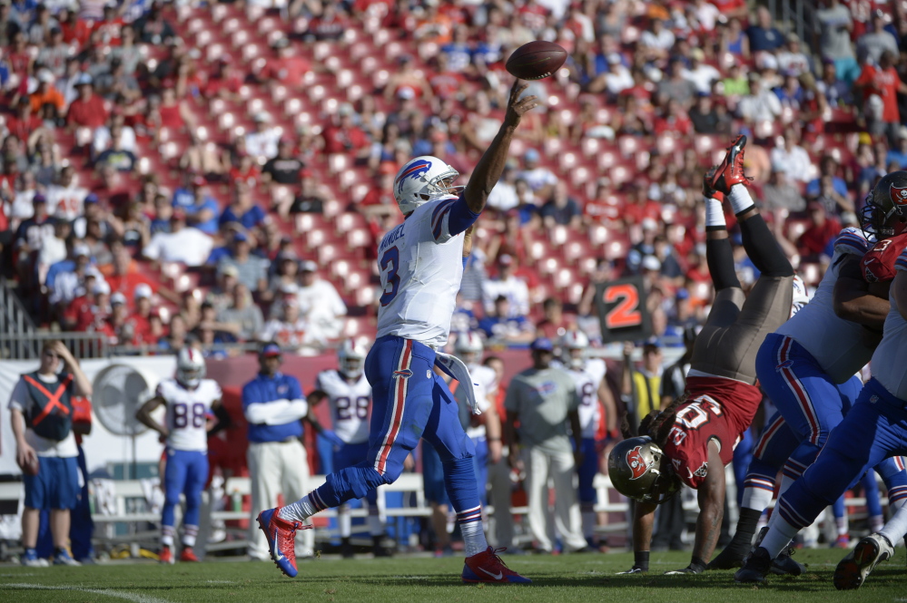 NFL: Bills backup QB gets start against Pats