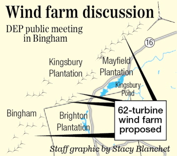 Review of Bingham wind project to resume this month