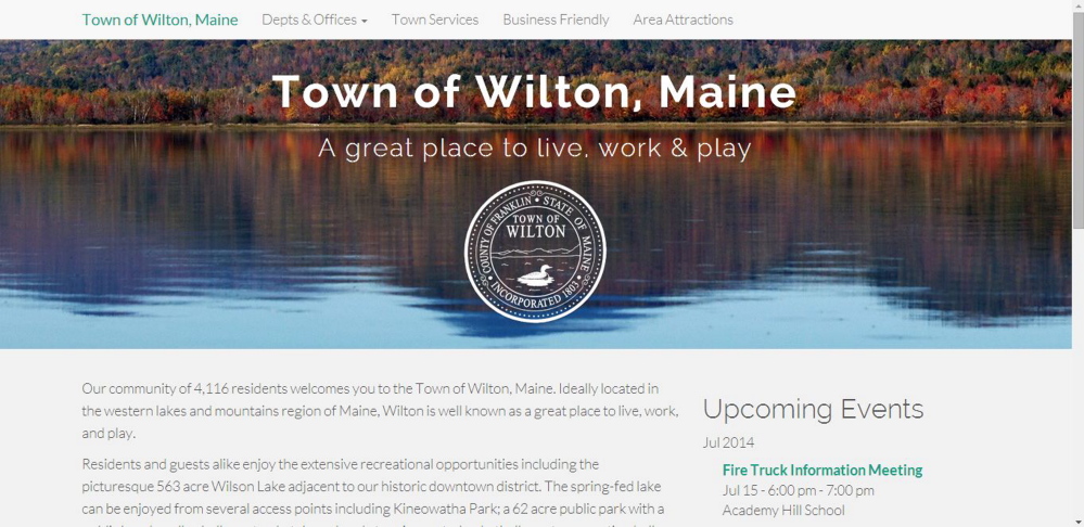 Wilton launches new town website built by town officials