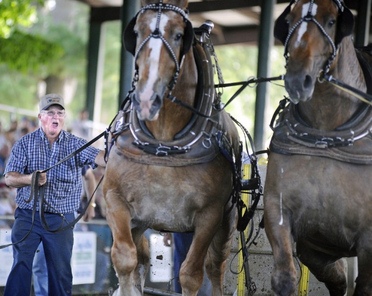 Windsor Fair horse pulling contest has longtime avid fans