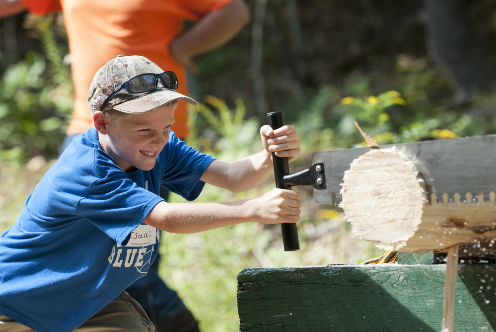 Unity College woodsmen highlight forestry field day