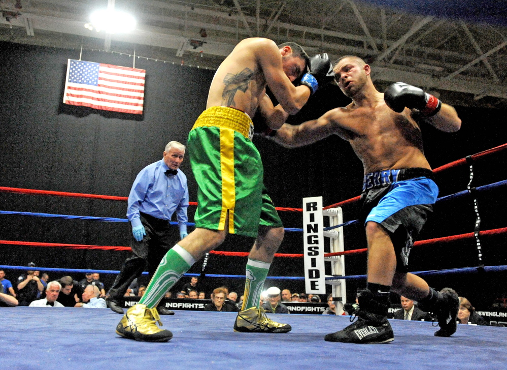 In Lewiston fight Berry wins new belt