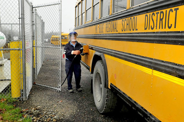 Farmington, Madison switch seven school buses to propane