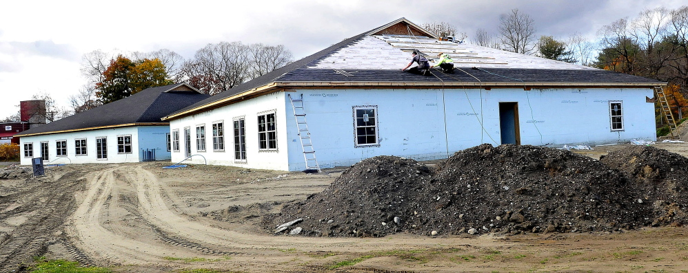 Skowhegan housing project rises on site of old high school