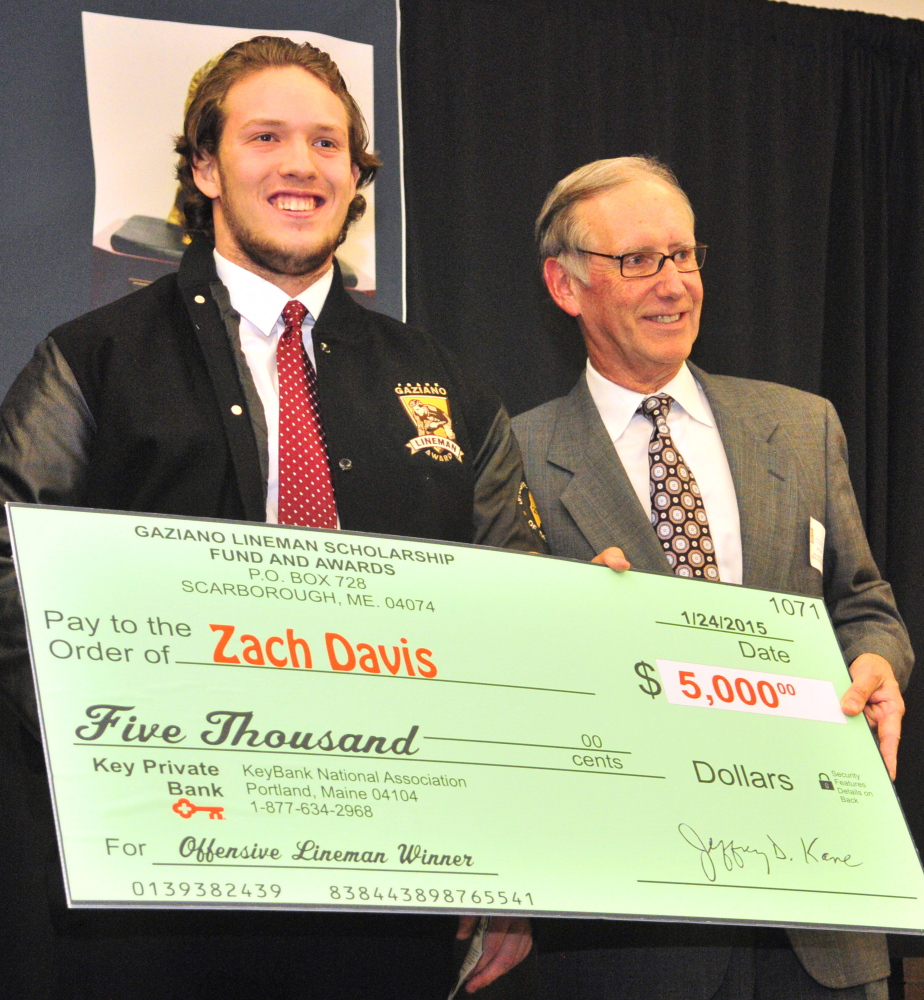 Davis, Holman win Gaziano awards