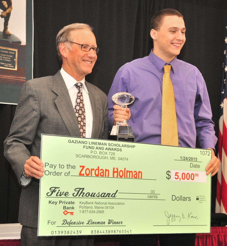 Davis, Holman win Gaziano awards