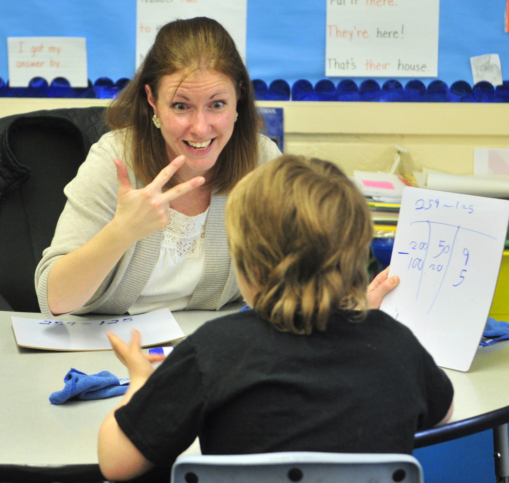 Readfield and Wayne math teachers learn from each other