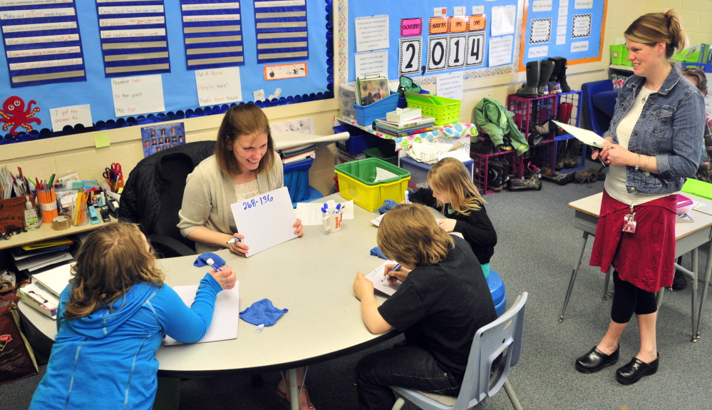 Readfield and Wayne math teachers learn from each other