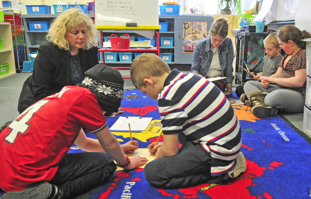 Readfield and Wayne math teachers learn from each other