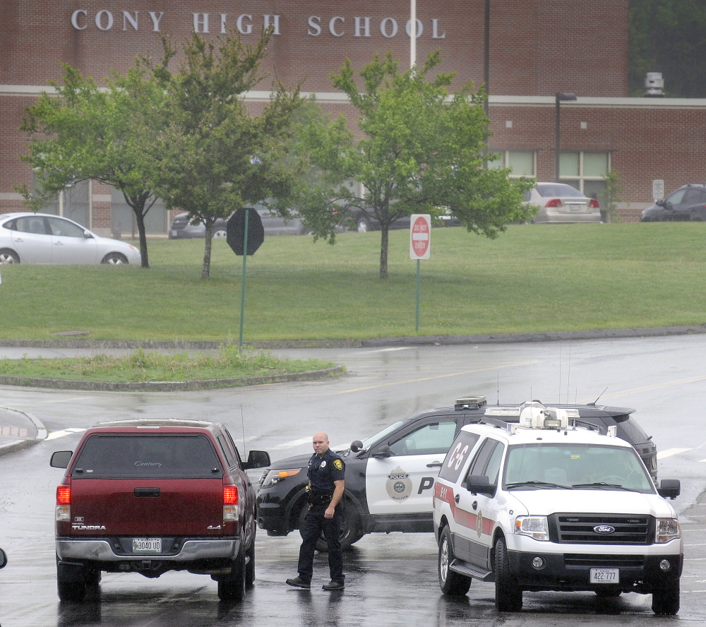 Cony High School in Augusta evacuated, closed after threat