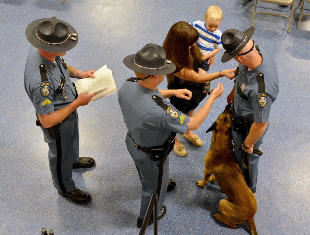 Officers, dogs show off their skills at the Maine K-9 graduation