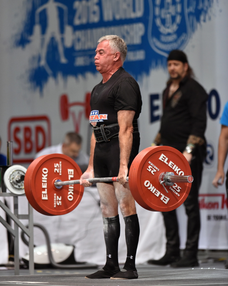 64-year-old Cony alum at peak of powerlifting