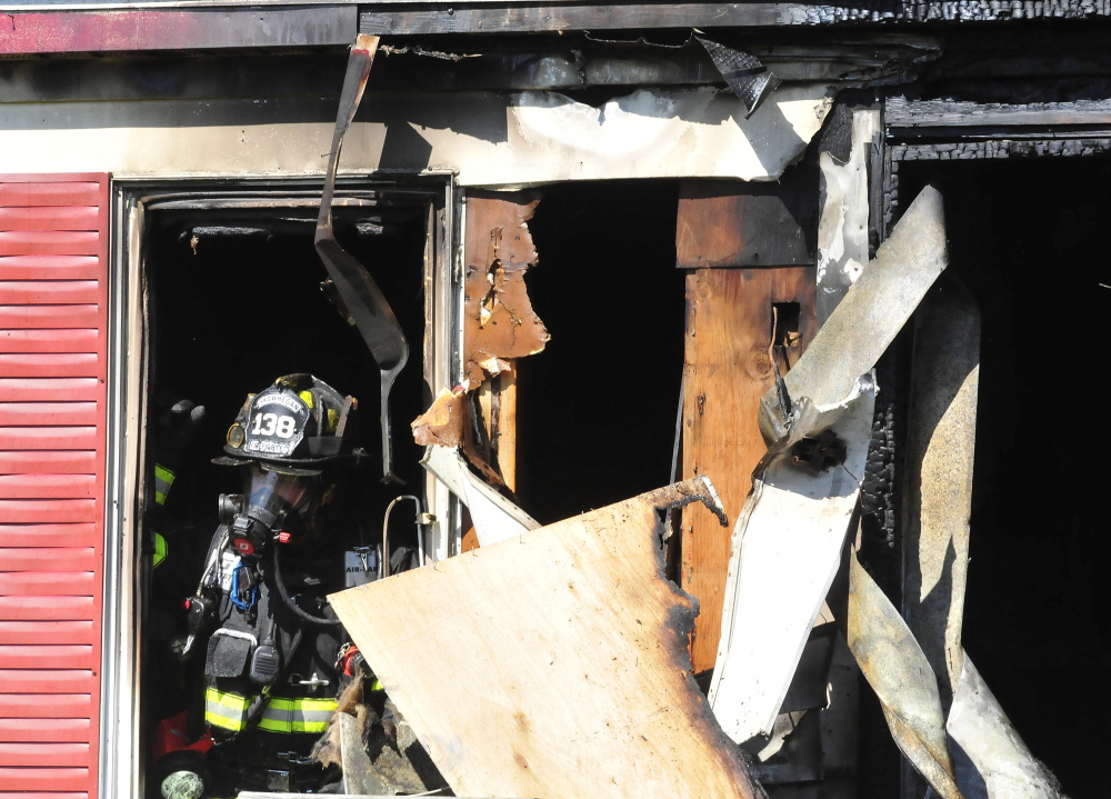 Canaan Fire 9/6 - Kennebec Journal and Morning Sentinel