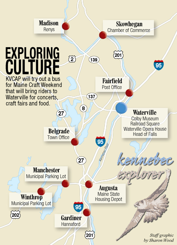 KVCAP to try out ‘Cultural Explorer’ weekend bus for Maine Craft Weekend