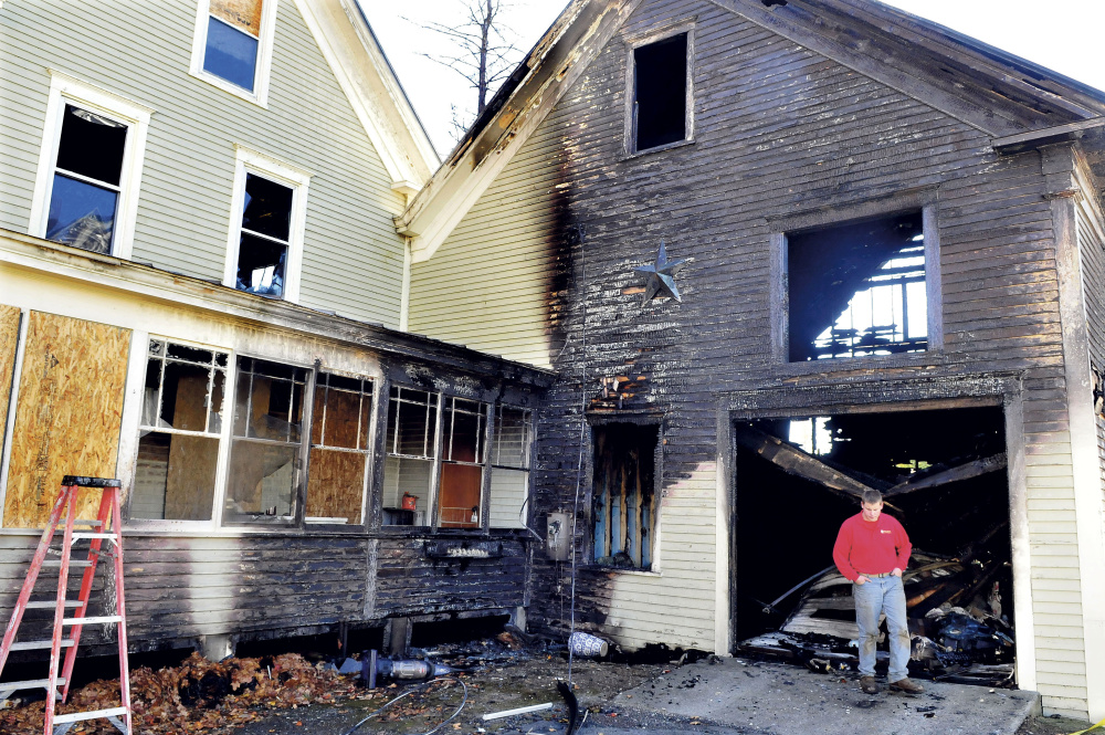 GALLERY: Bingham house, barn fire - Kennebec Journal and Morning Sentinel