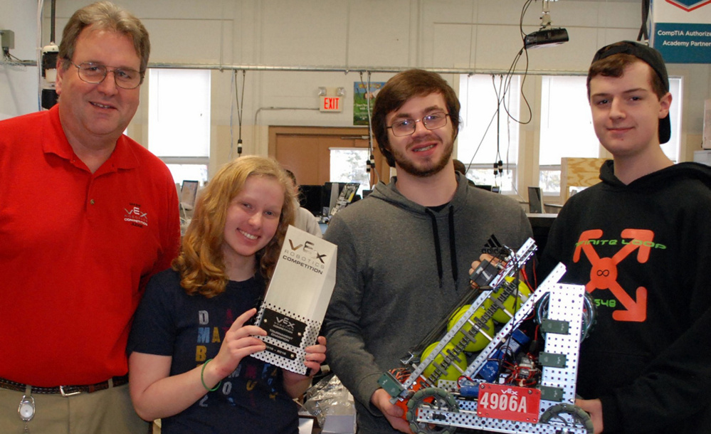 Mid-Maine Technical Center students earn invite to VEX Worlds Championships