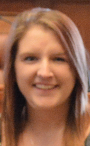 Nicole Guerrette serves as Honorary Page