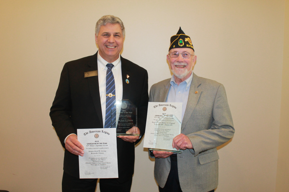 Cyrway, Longstaff named American Legion Legislators of the Year