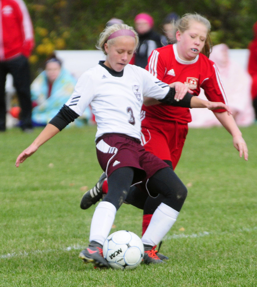 Monmouth girls soccer pours it on over Wiscasset