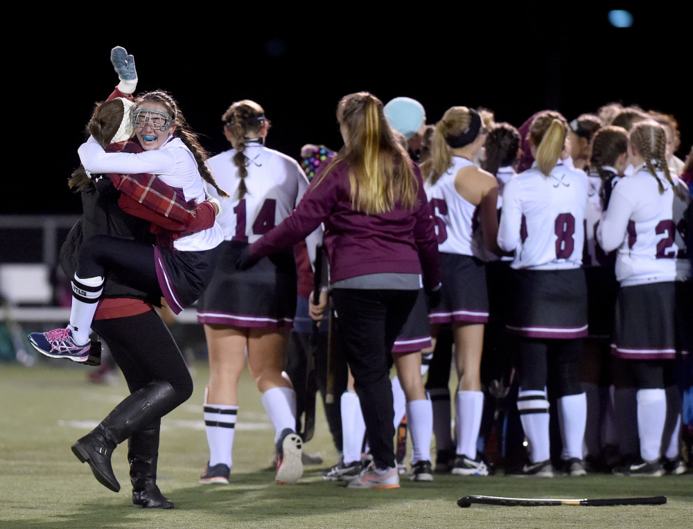 MCI field hockey shuts out Winthrop for Class C North title