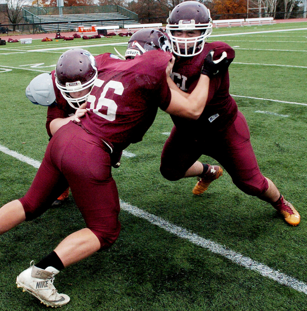GALLERY: MCI football practice - Kennebec Journal and Morning Sentinel
