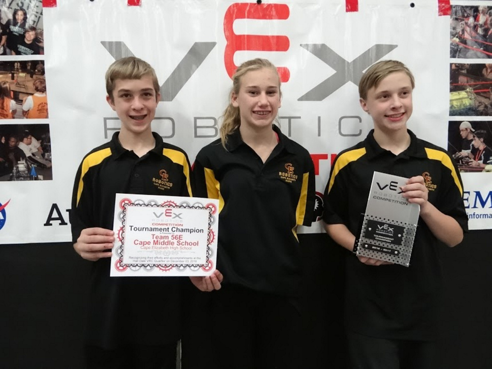 VEX Robotics Competition winners announced