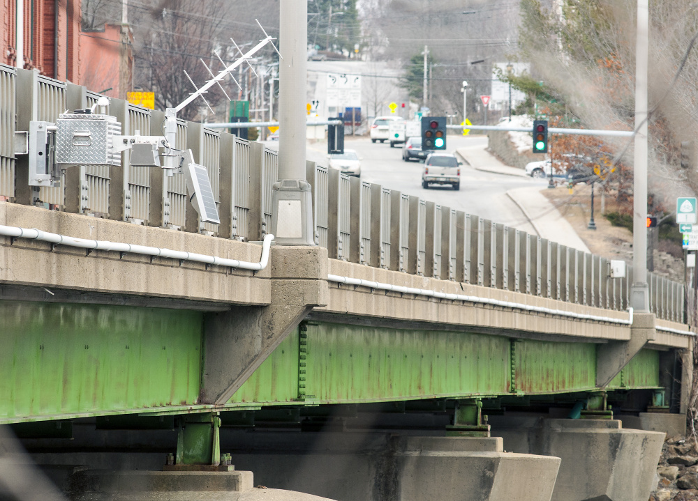Downtown Augusta bridge to be repainted, loudly, this summer