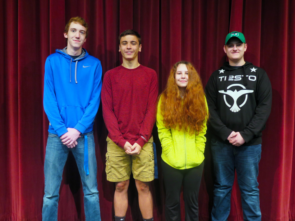 Messalonskee High recognizes its May Students of the Month
