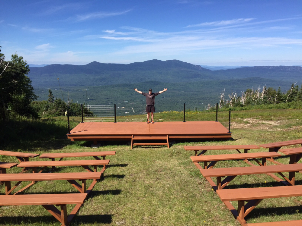 New outdoor Amphitheater site of summer worship services