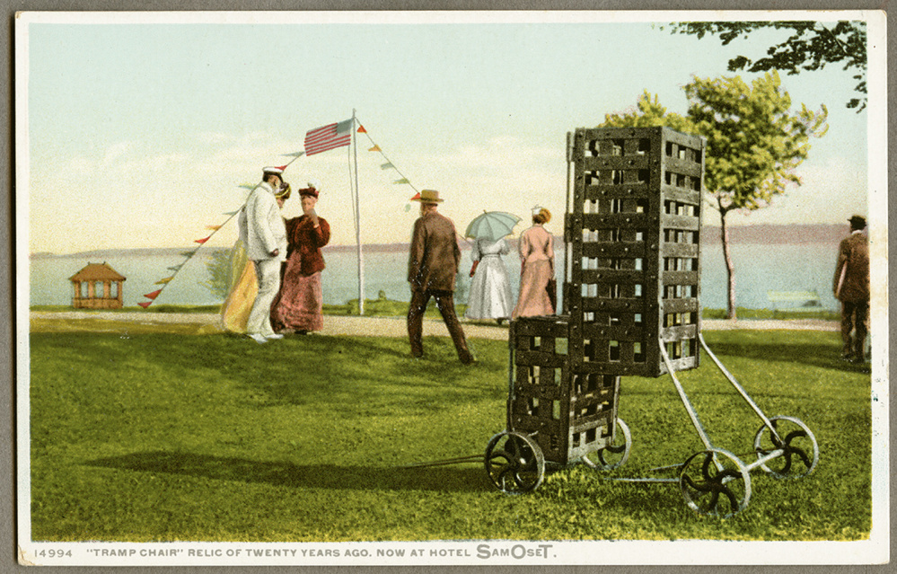 Historical oddity ‘tramp chair’ returns to Oakland for summer