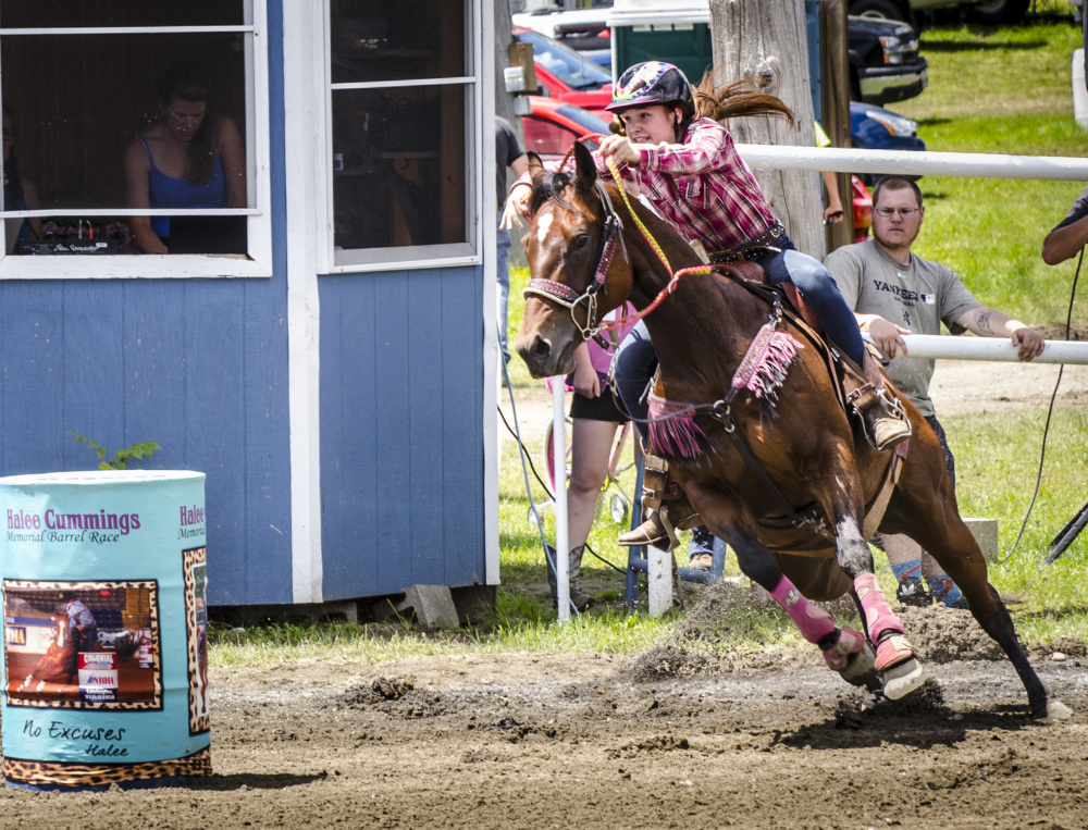 Riders remember Sidney girl at barrel racing competition