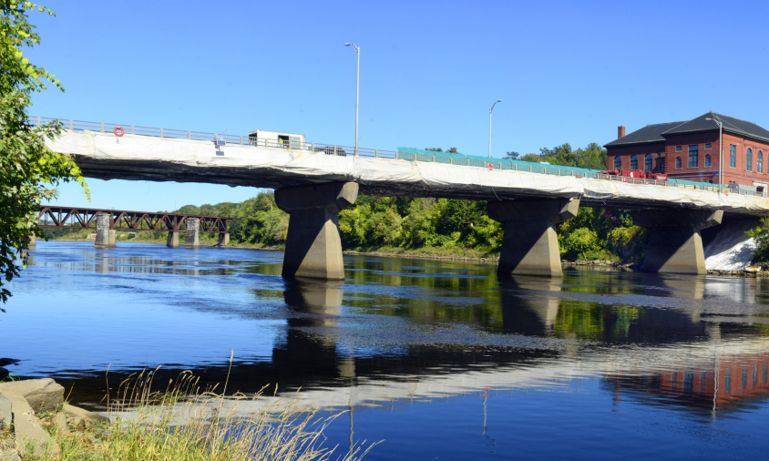Augusta bridge repainting project brings noise, preservation