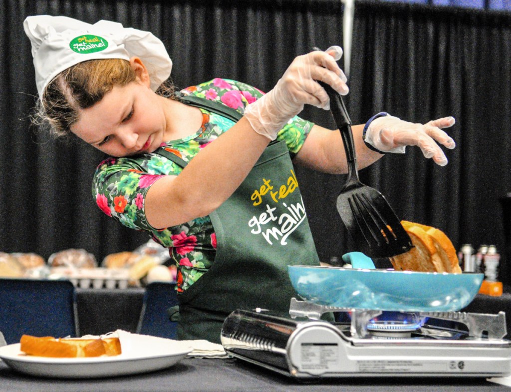 Belgrade 10-year-old wins grilled cheese contest at trade show