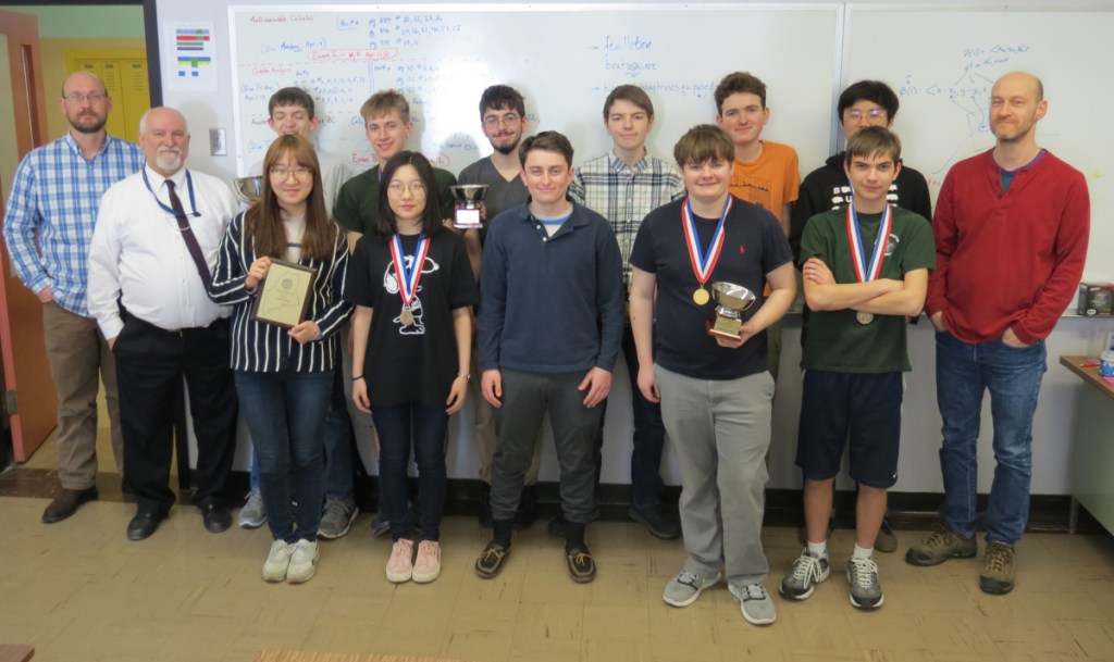 MSSM Math Team takes first place in state meet