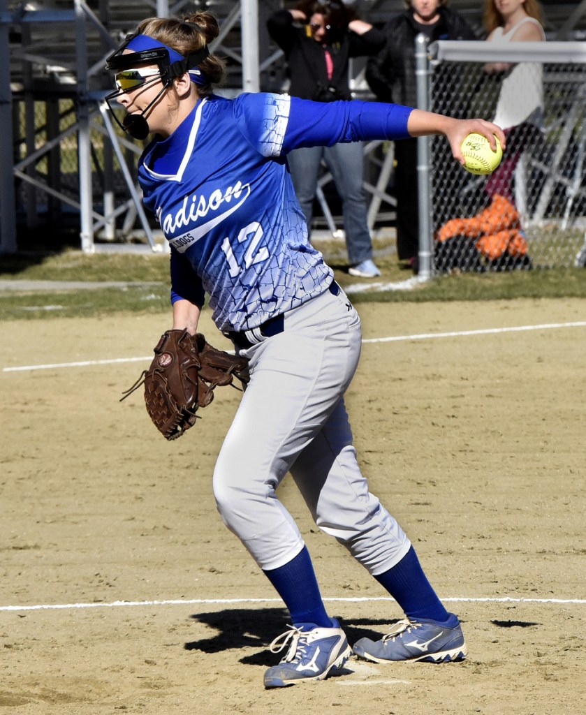 Top-heavy Madison softball downs Hall-Dale