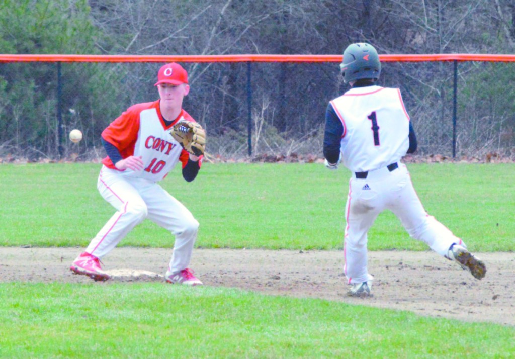 Cony baseball falls to Brunswick