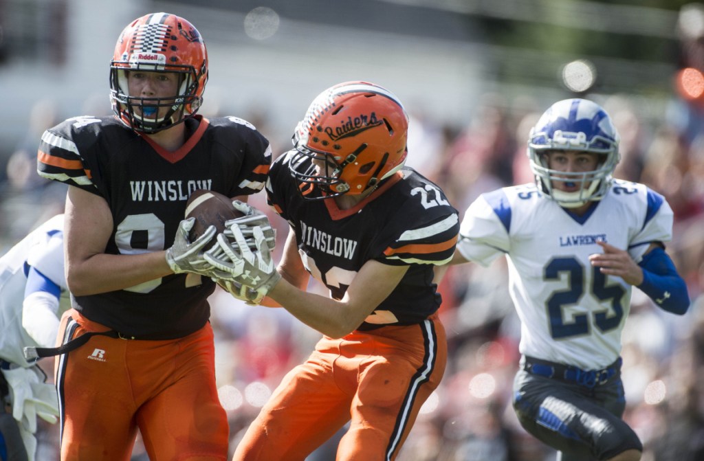 Lawrence football slips past Winslow