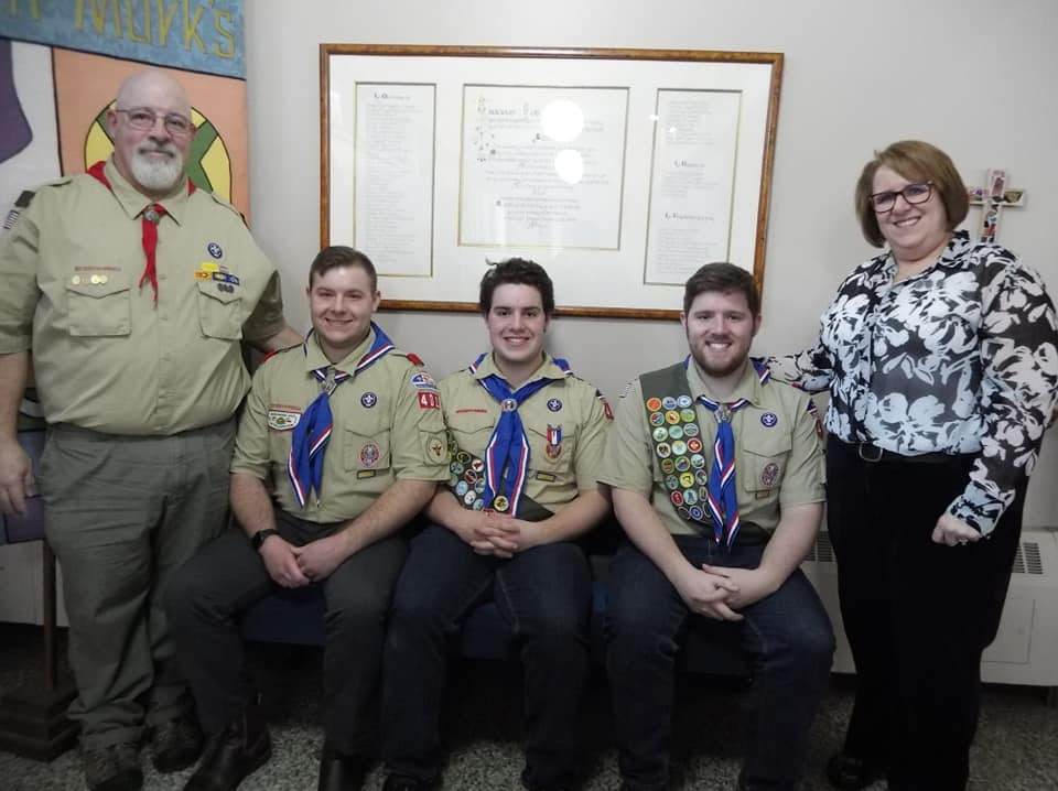 Adam DeWitt earns Eagle Scout badge
