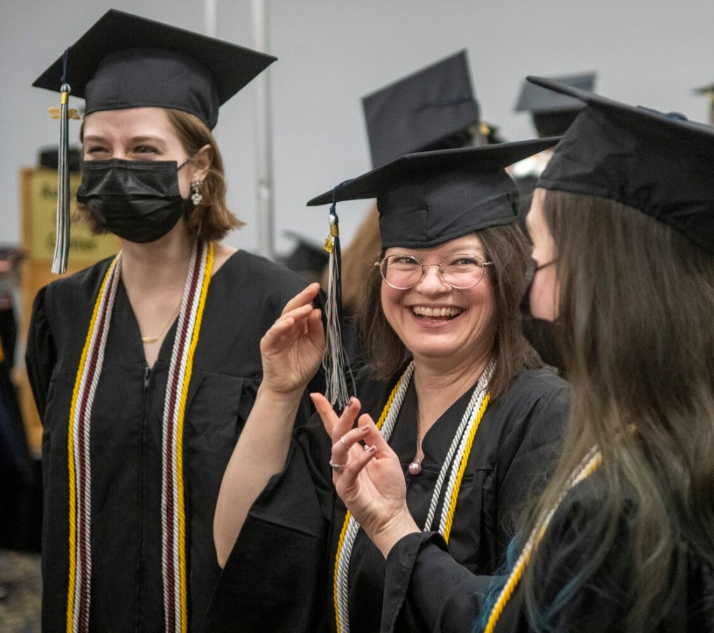More than 300 walk at UMaine Augusta’s first in-person ceremony since 2019